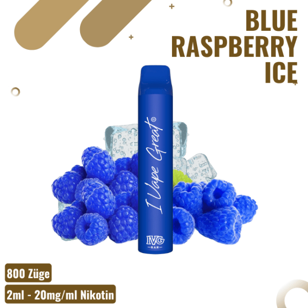 IVG Bar 800 - Blue Raspberry Ice | Jetzt kaufen, 5,90