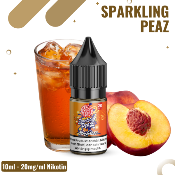 187 Salts Sparkling Peaz Liquid | 20mg/ml, 6,99
