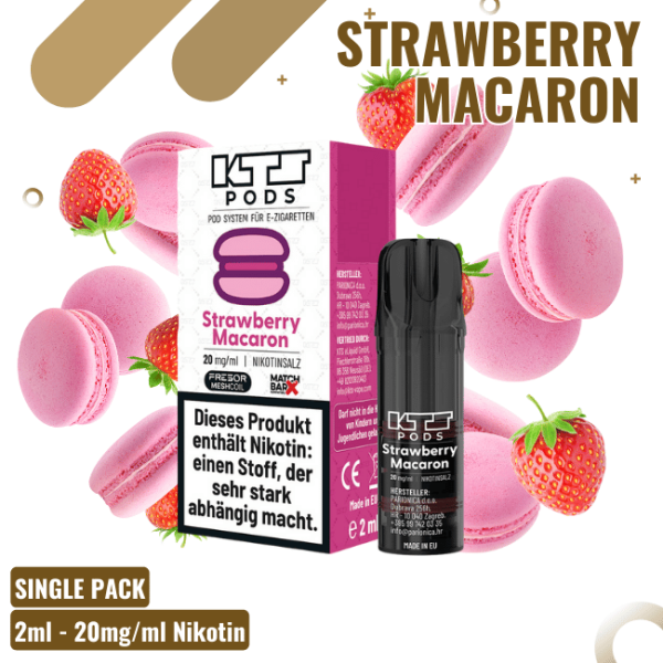 KTS Prefilled - Strawberry Macaron Pod | Jetzt bestellen, 3,50