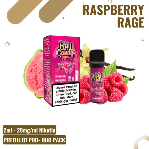 Bad Candy - Raspberry Rage Pod, 5,49