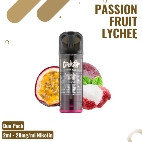 Grabit Nex - Passion Fruit Lychee Pods | Blitz Versand, 3,99
