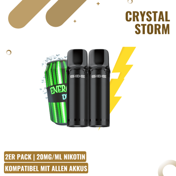 SKE Crystal Pro Pods 800 - Crystal Storm, 5,99