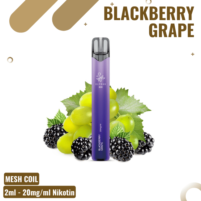 Elfbar 800 - Blackberry Grape - ab 4,99€, 6,49