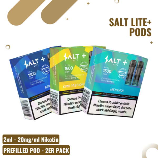 Salt Lite Prefilled Pods - 2er Pack, 5,99