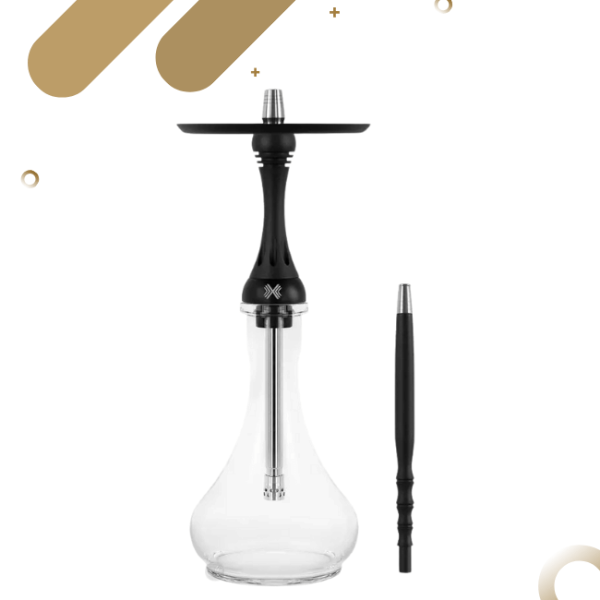 Alpha Hookah Model X - Black Matte | Premium Shisha, 169,90
