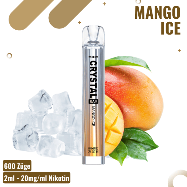 SKE Crystal Bar - Mango Ice | Schnelle Lieferung, 4,99