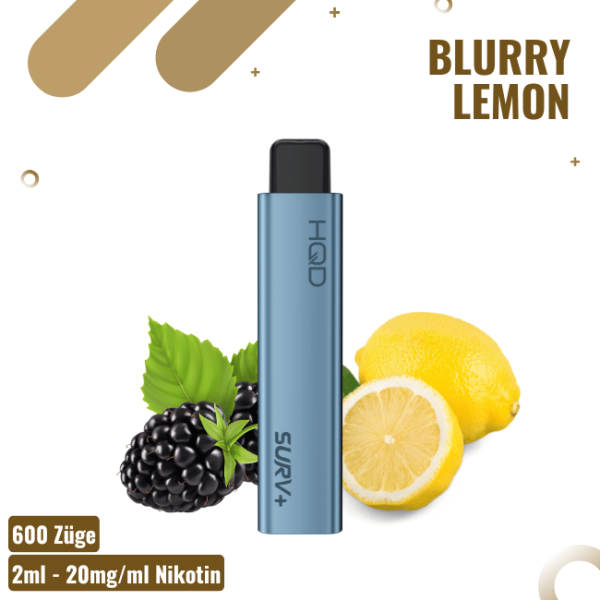 HQD Surv Plus - Blurry Lemon - E-Shisha, 6,50