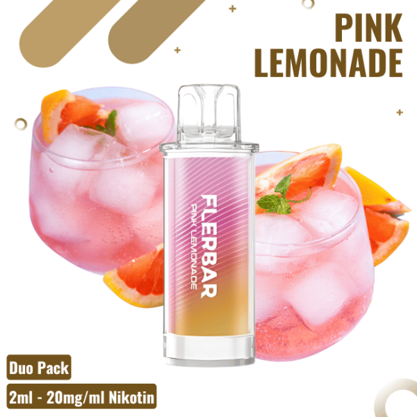 Flerbar Pod - Pink Lemonade Pods | 2er Pack, 6,90